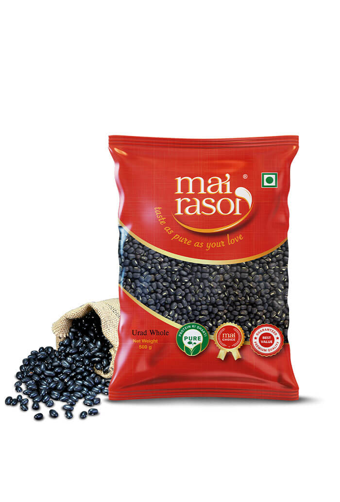 Black/Kali Urad Whole/Sabut (Unpolished) - Mai Choice